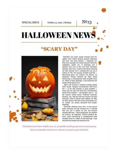 Are you searching for a festive Halloween templates? Search no more, as ...