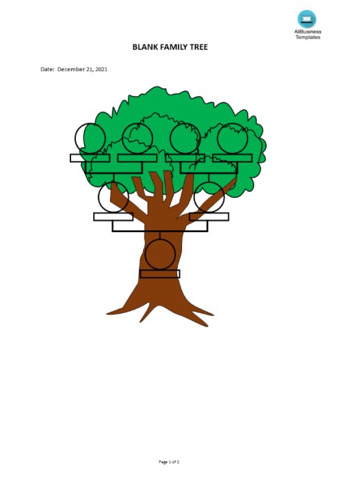 30+ Beautiful Family Tree Templates in Google Docs| 4Templates.com