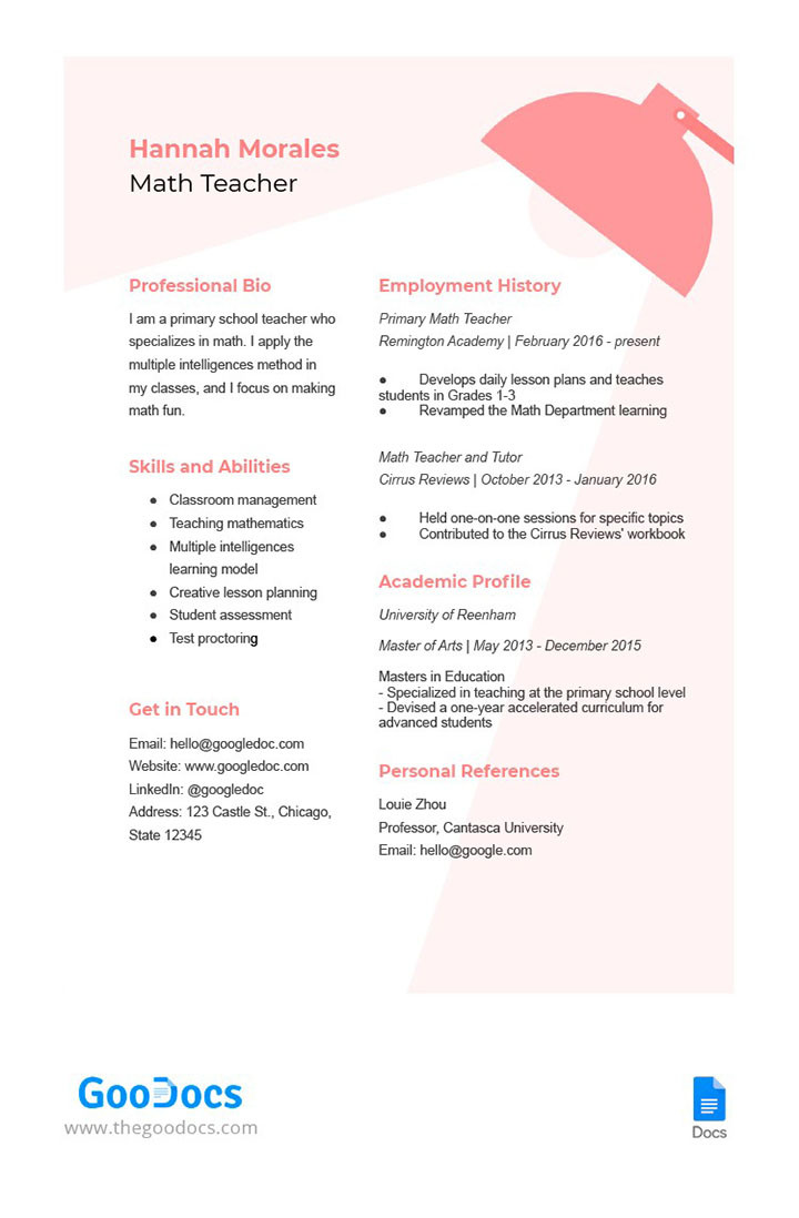 30+ Best Free Google Doc Templates for Teachers | 4Templates.com