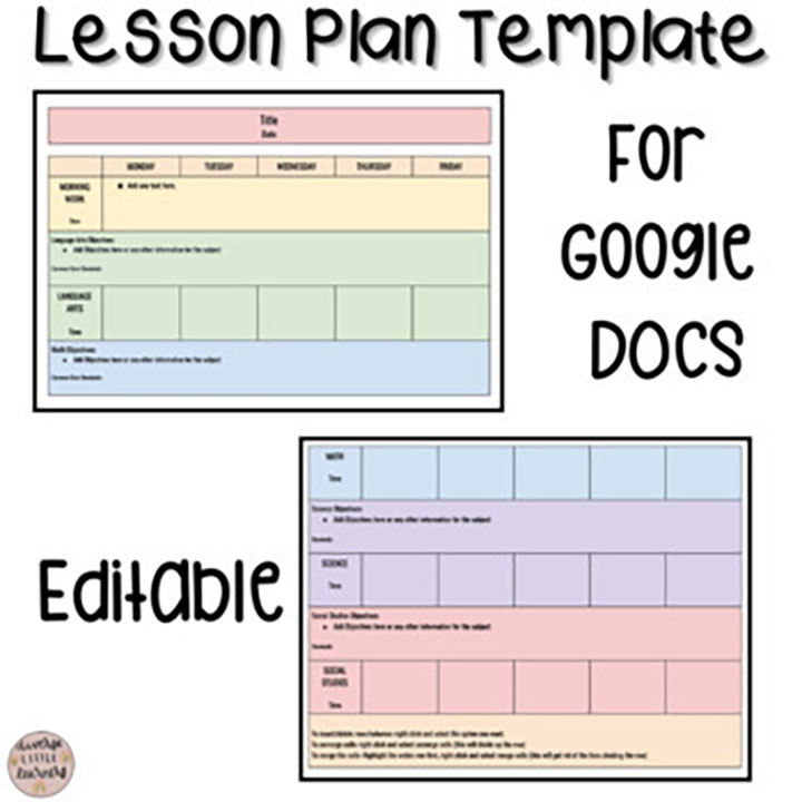 30+ Best Free Google Doc Templates for Teachers | 4Templates.com