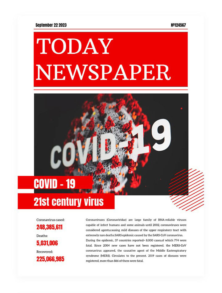 30+ Free Newspaper Templates in Google Docs | 4Templates.com