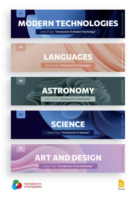 30+ Collection of Free Google Slides Classroom Banner and Header ...