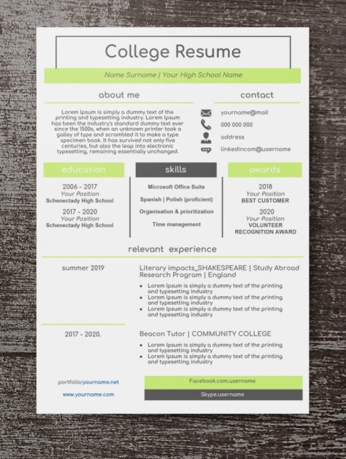 30 Free Editable Google Docs CV and Resume Templates for Teachers and ...