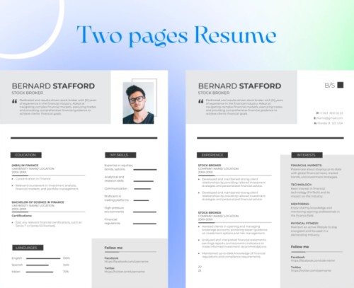 Make the best possible resume with templates in Google Docs. Create a ...