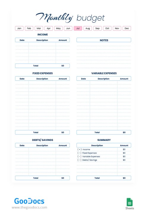 Browse this large collection of designed Google Sheet templates for ...