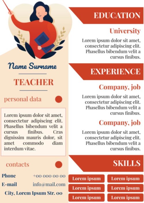 30 Free Editable Google Docs CV and Resume Templates for Teachers and ...