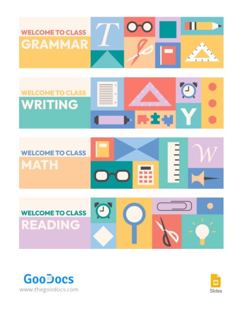 30+ Collection of Free Google Slides Classroom Banner and Header ...