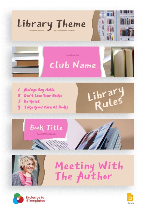 30+ Collection of Free Google Slides Classroom Banner and Header ...