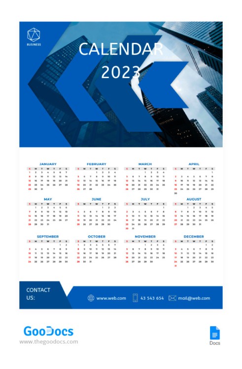 20+ Free Beautiful Calendar Templates in Google Docs | 4Templates.com