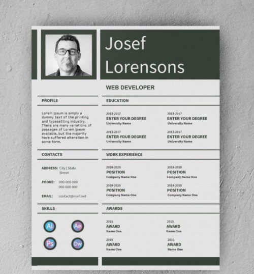 30 Free Editable Google Docs CV and Resume Templates for Teachers and ...