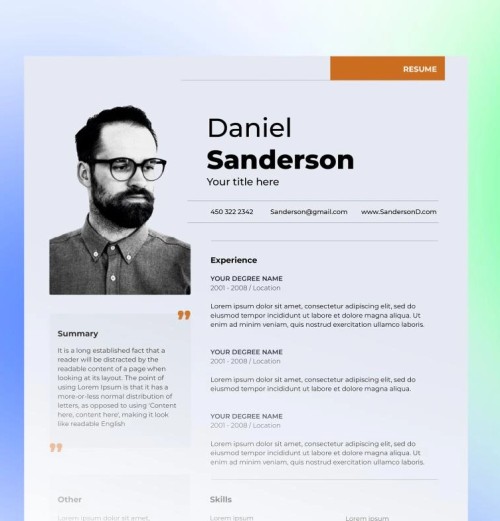 Make the best possible resume with templates in Google Docs. Create a ...